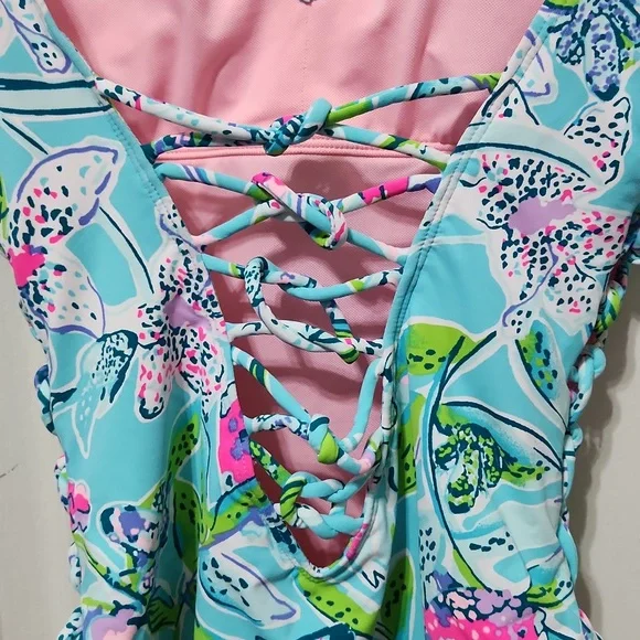 Lilly Pulitzer | Swim | Nwt Lilly Pulitzer Dalian Side Lattice One ...